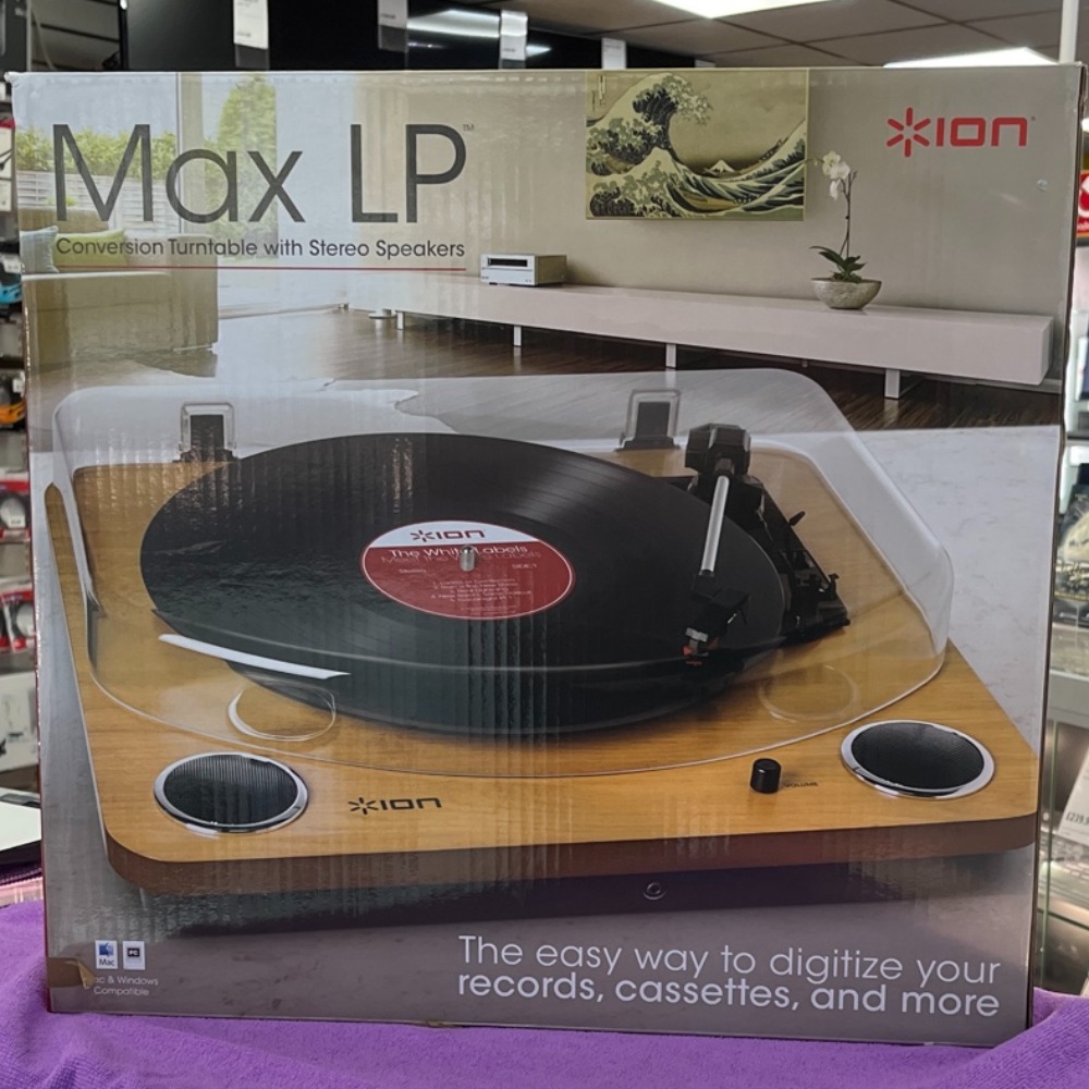 Pre-owned Ion Max LP Conversion Turntable - Own4Less